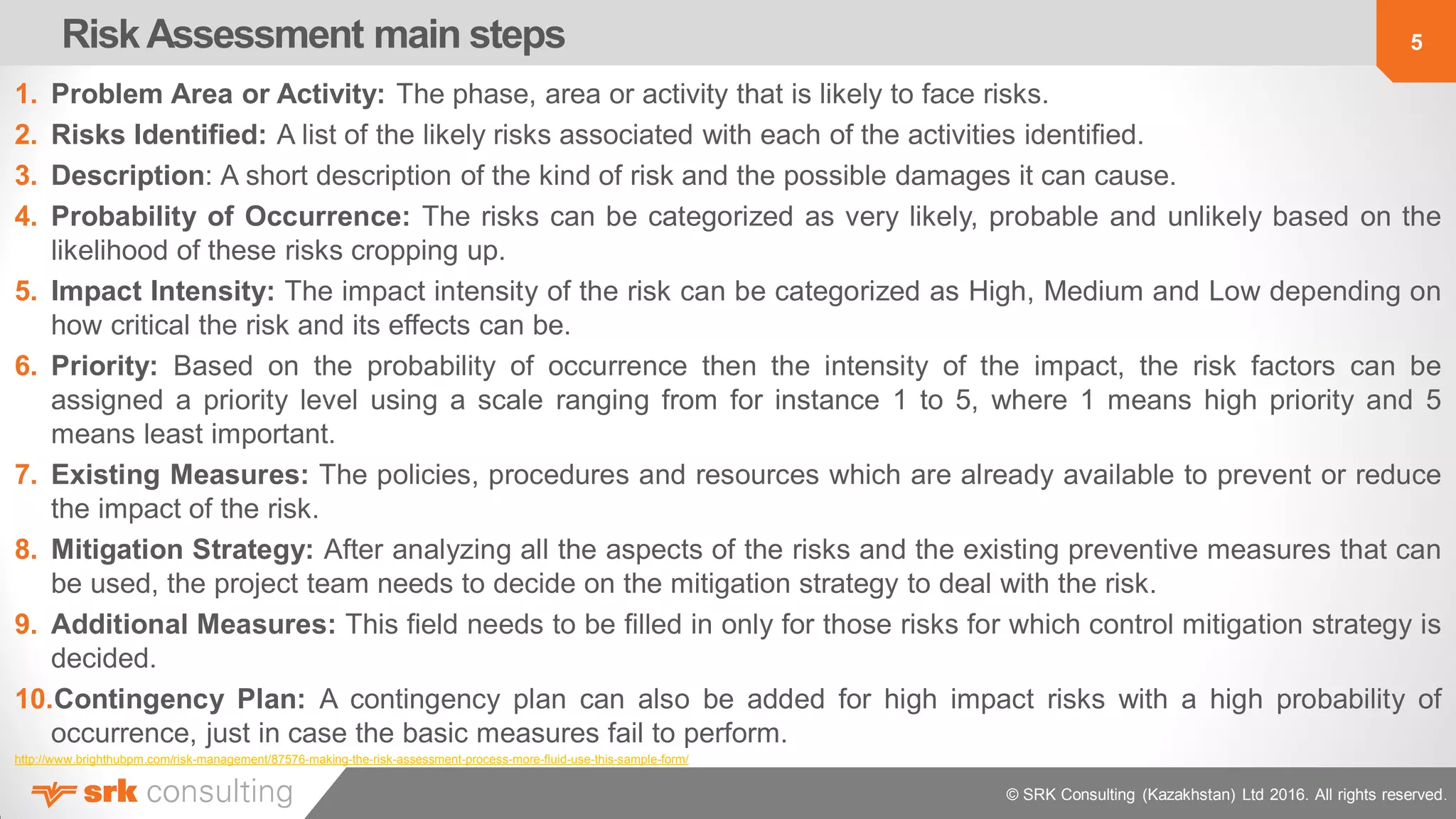 Risks Assessment Matrix and its importance in Oil Shale Mining Projects ...