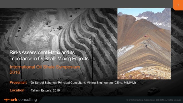 Risks Assessment Matrix and its importance in Oil Shale Mining Projects ...