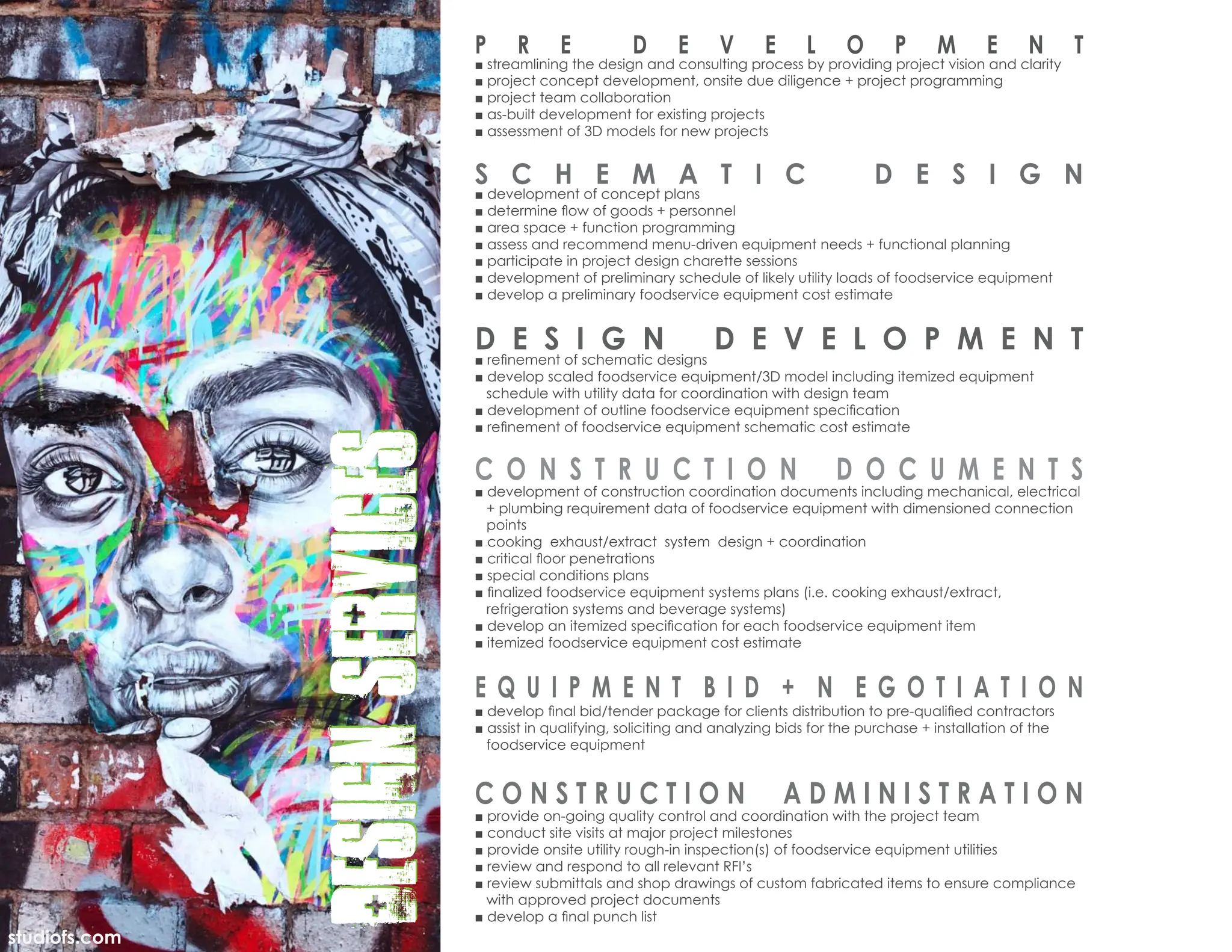 SSA Foodservice Design and Consulting Brochure | PDF