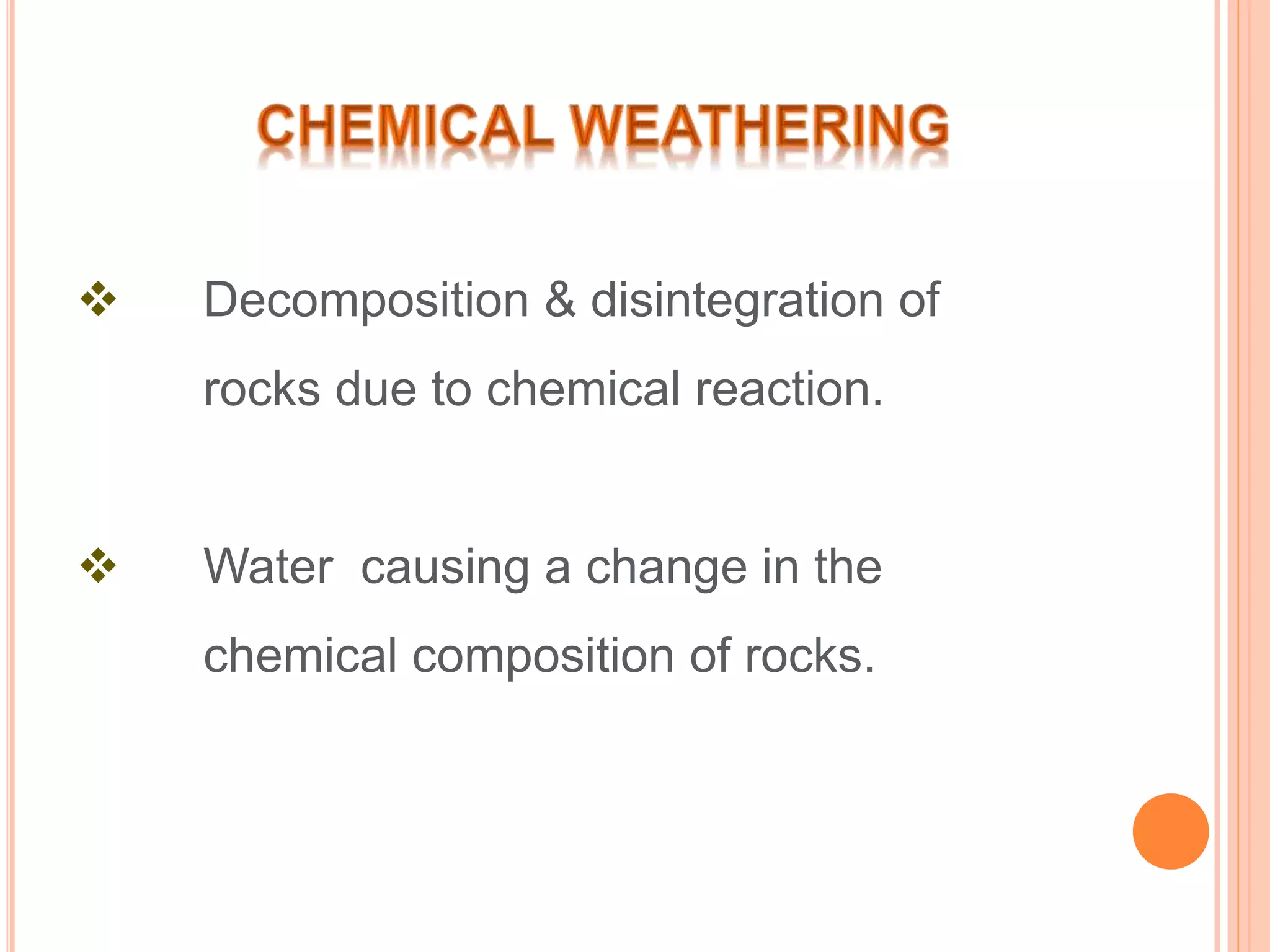 Weathering Of Rocks | PPT