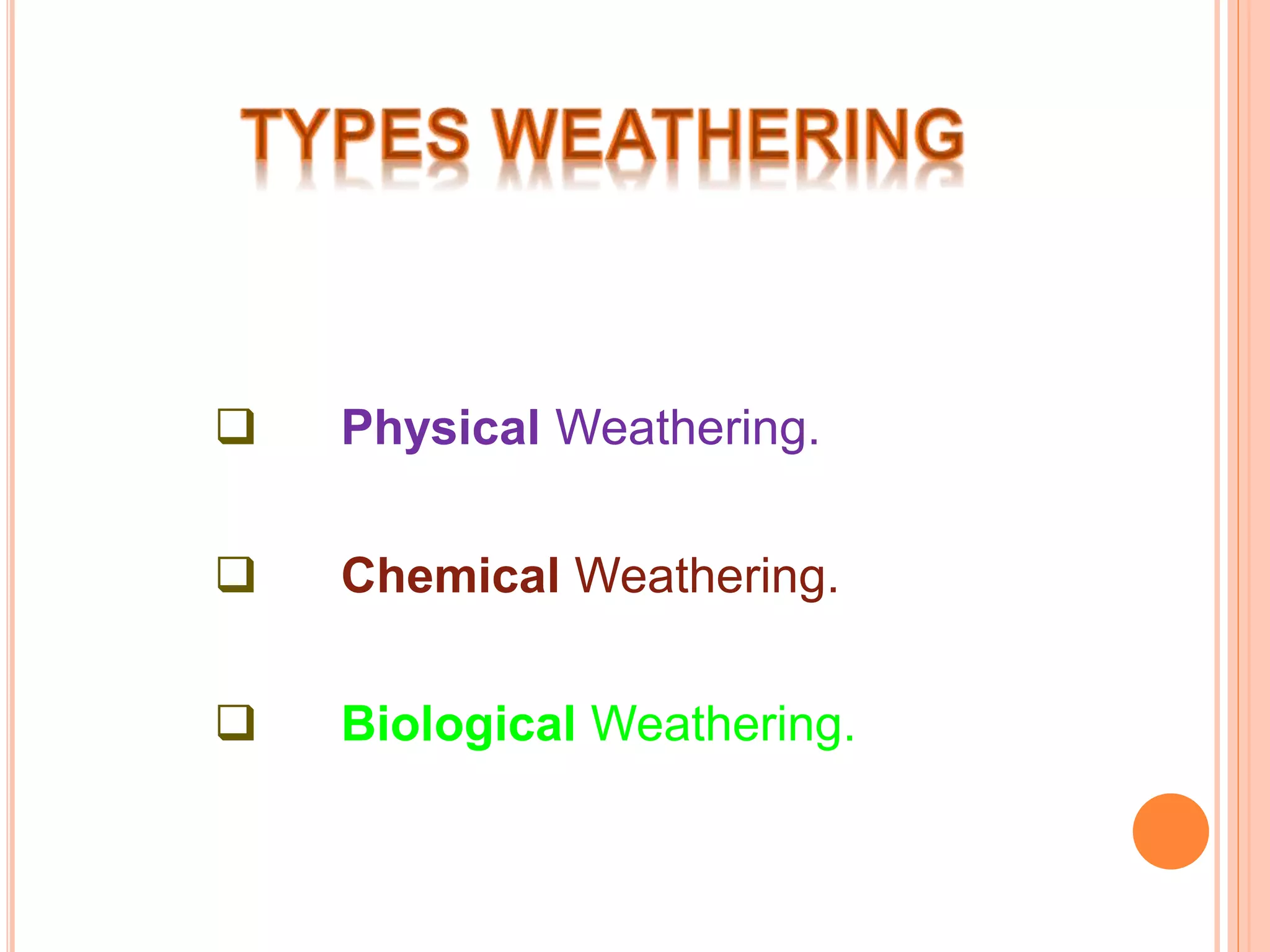 Weathering Of Rocks | PPT