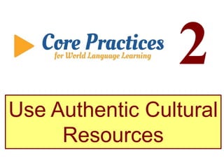 ACTFL Core Practices. Students Build Language Proficiency #wlclassroom ...