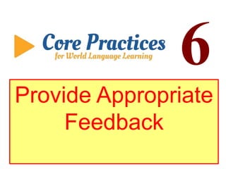 ACTFL Core Practices. Students Build Language Proficiency #wlclassroom ...