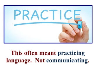 ACTFL Core Practices. Students Build Language Proficiency #wlclassroom | PPT