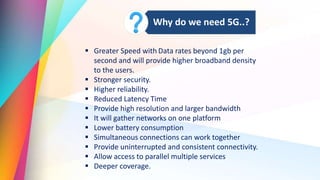 5G TECHNOLOGY | PPTX