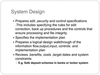 Ssad system design | PPT