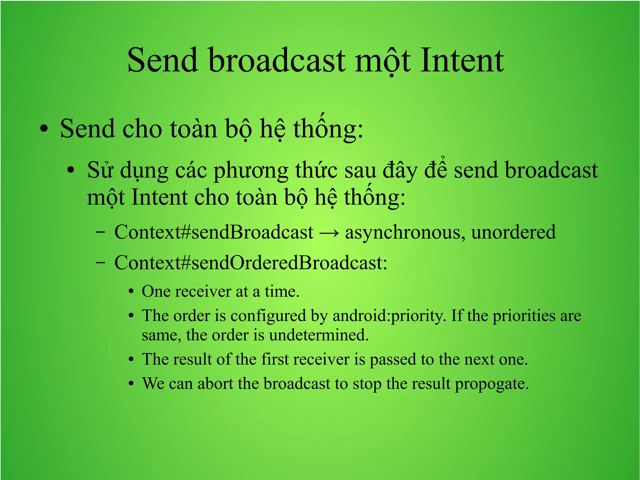 Android Nâng cao-Bài 3: Broadcast Receiver | ODP