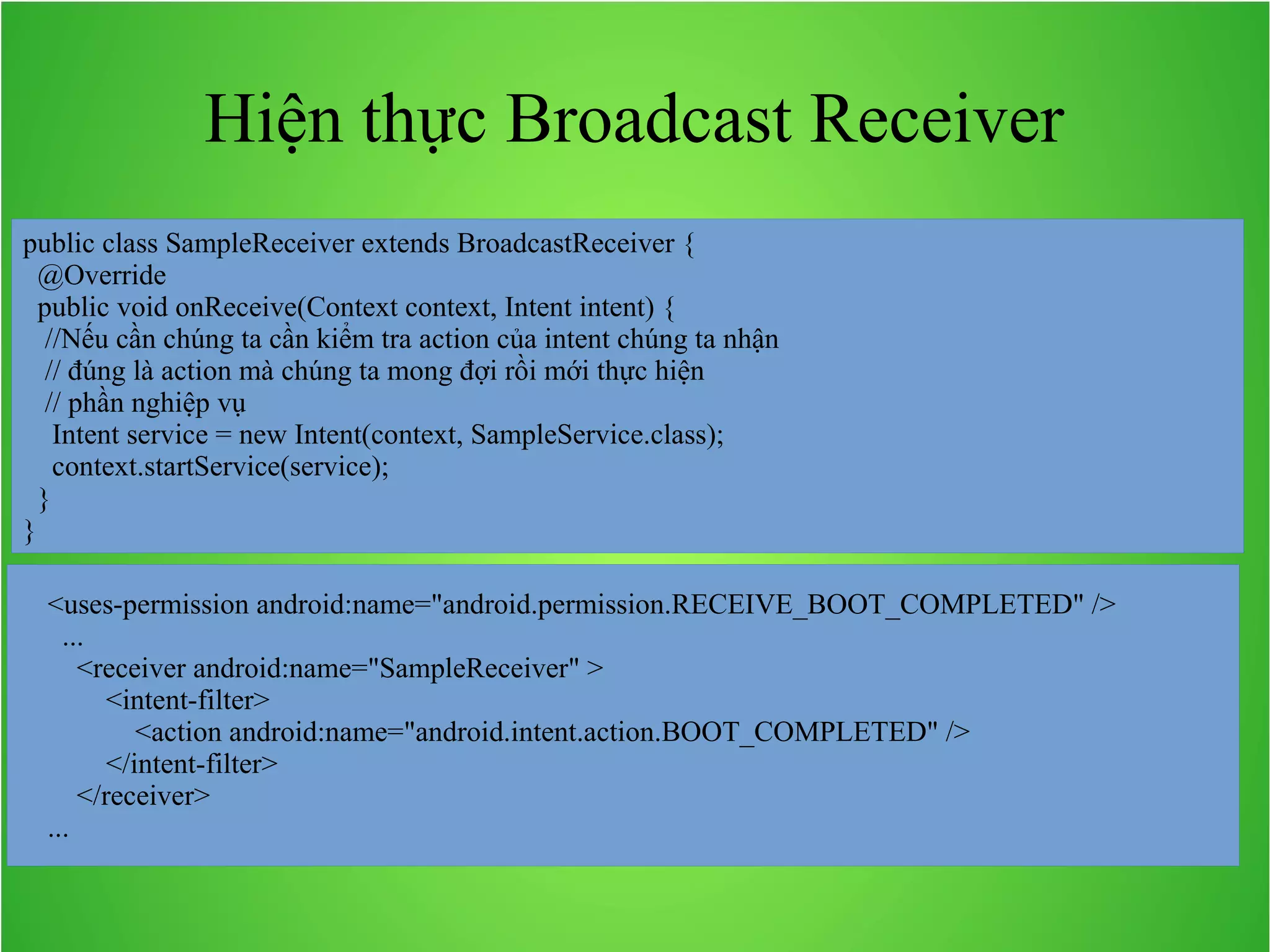 Android Nâng cao-Bài 3: Broadcast Receiver | ODP