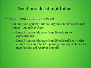 Android Nâng cao-Bài 3: Broadcast Receiver | ODP