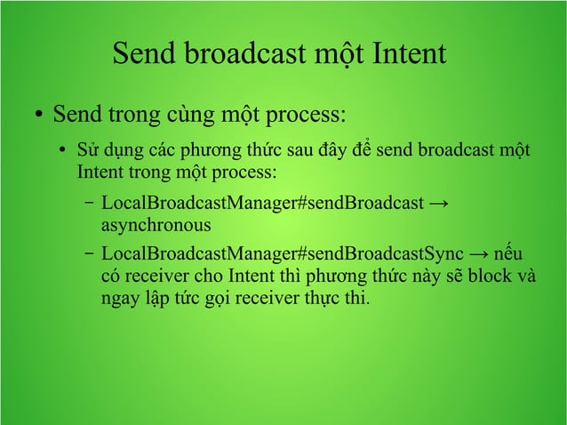 Android Nâng cao-Bài 3: Broadcast Receiver | ODP