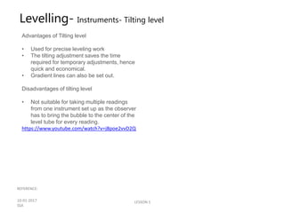 SSA LESSON 5- LEVELLING- AV.pptx
