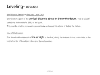 SSA LESSON 5- LEVELLING- AV.pptx