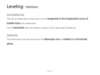 SSA LESSON 5- LEVELLING- AV.pptx