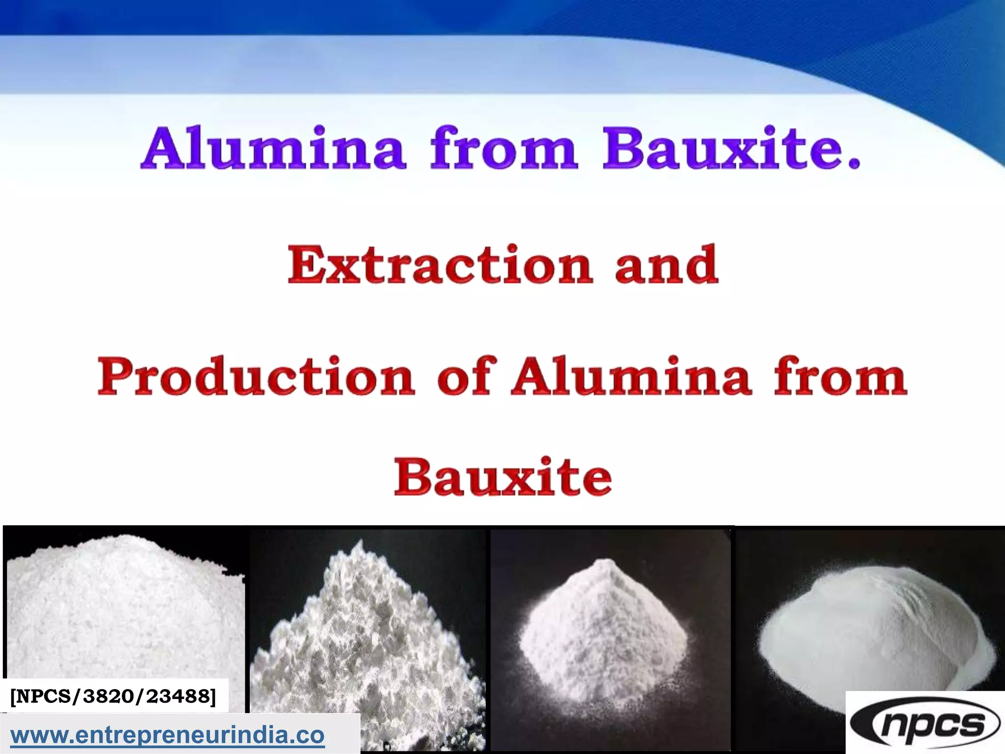 Alumina from Bauxite | PPTX