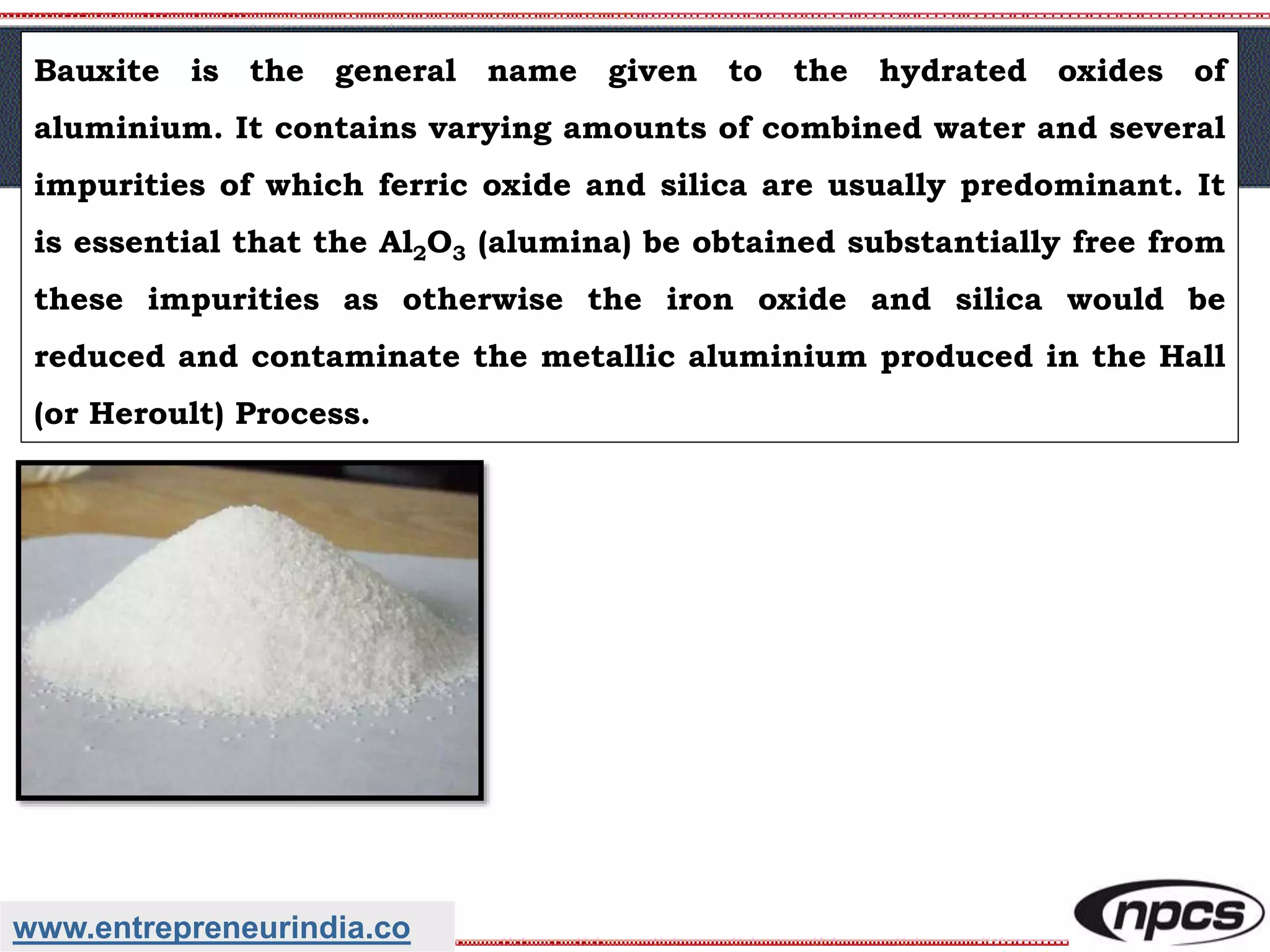 Alumina from Bauxite | PPTX