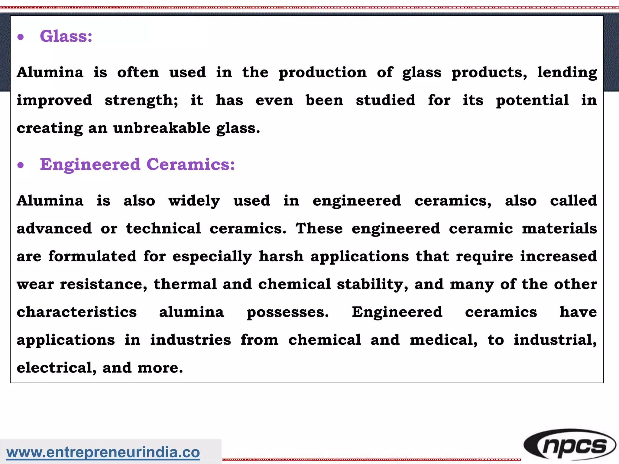 Alumina from Bauxite | PPTX