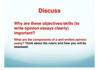 SS And Writing Standards | PPT