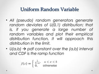 Continuous Random variable | PPT
