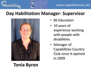 Capabilities Social Club | PPTX