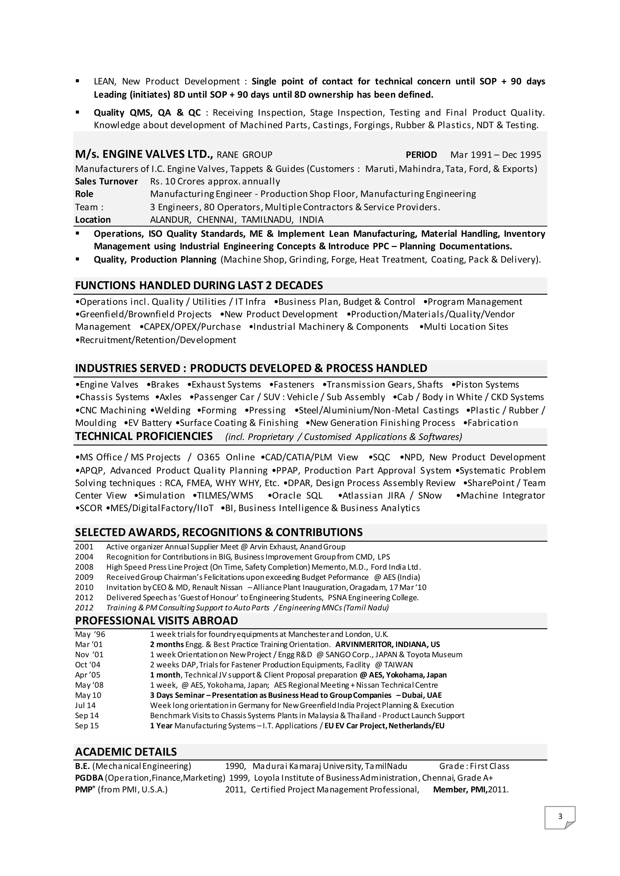 S Saravana Kumar Resume 2020 INDIA | PDF