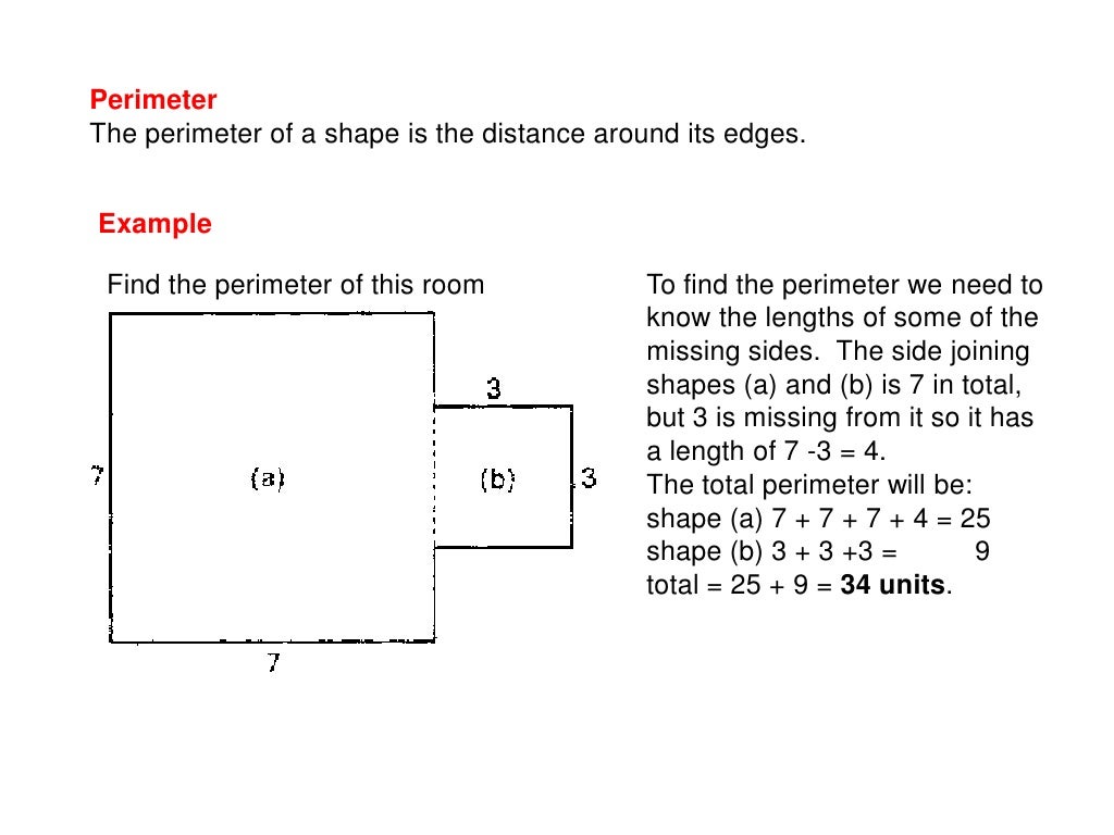 Shape and space: areas