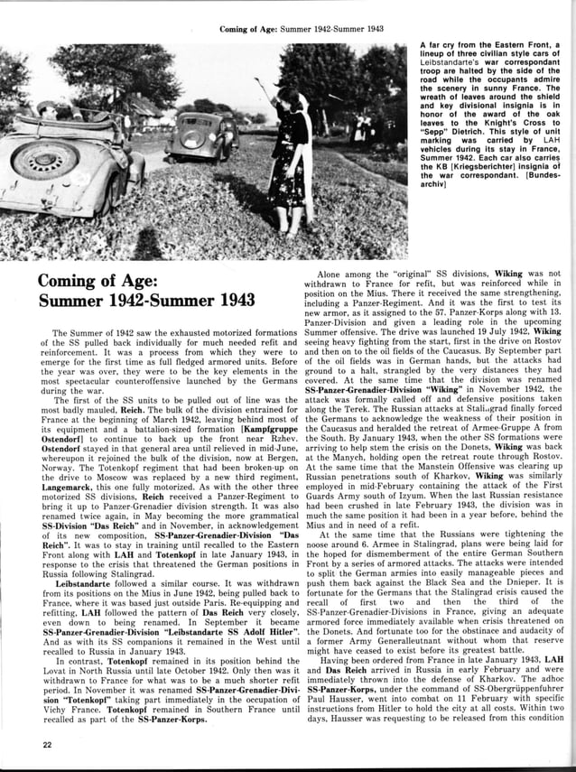 SS armor: a pictorial history of the armored formations of the Waffen ...