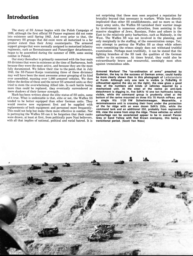 SS armor: a pictorial history of the armored formations of the Waffen ...