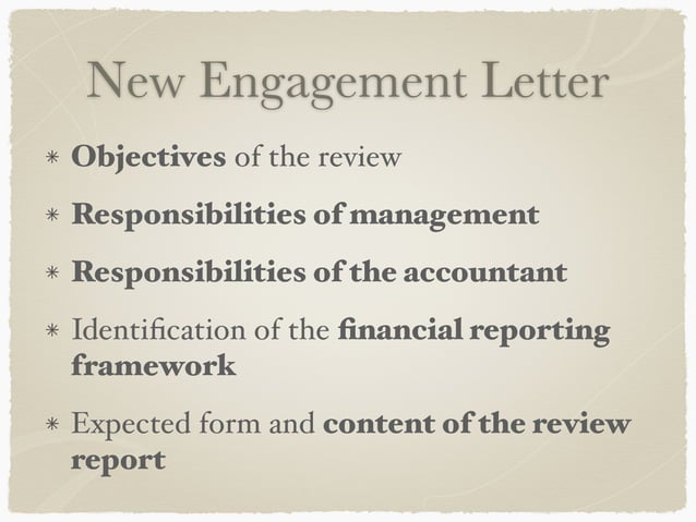 SSARS 21 Review of Financial Statements | PPT