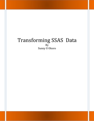 SQL Server and SSAS | PDF