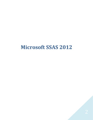 MS SSAS 2012 & MDX | PDF