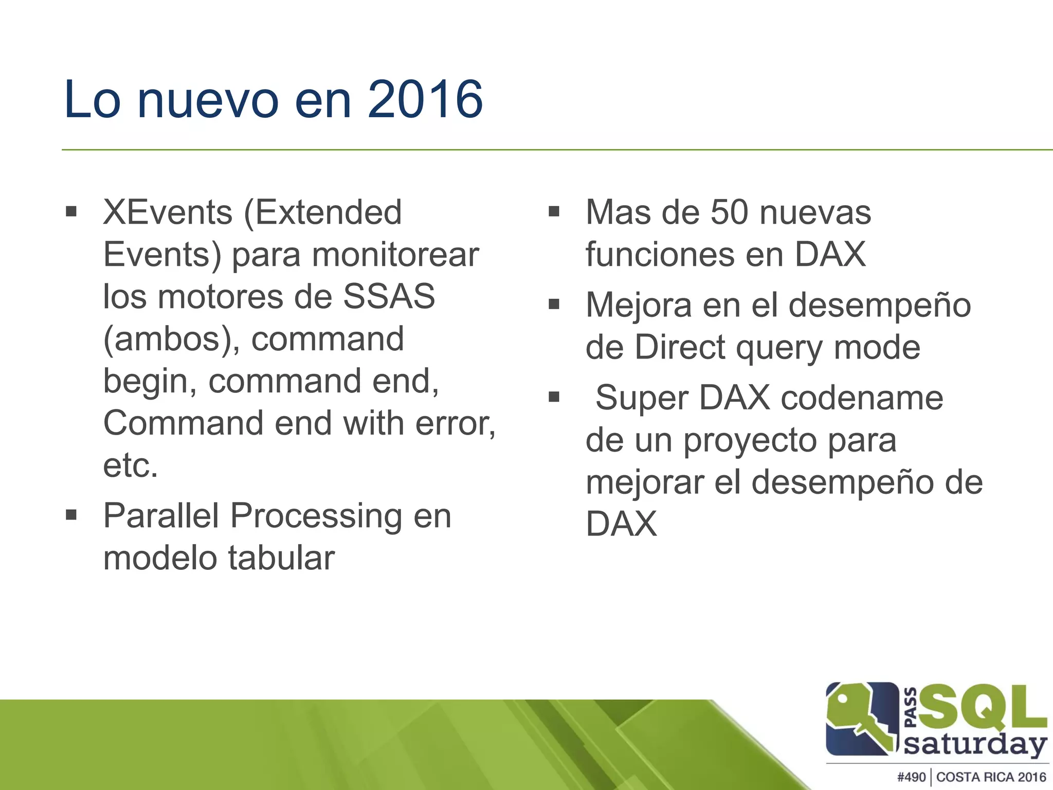 Analysis Services multidimensional vs tabular | PDF