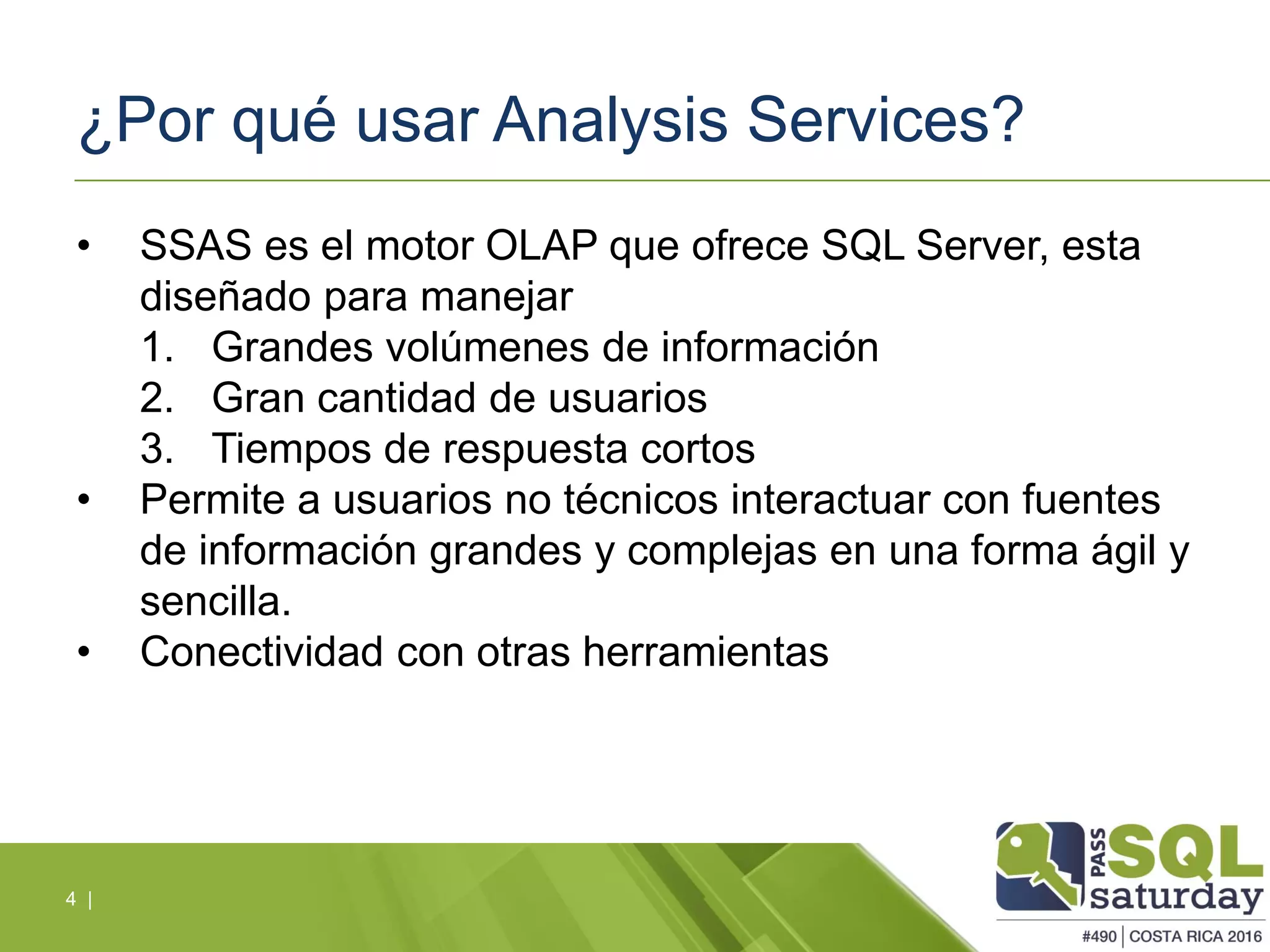 Analysis Services multidimensional vs tabular | PDF