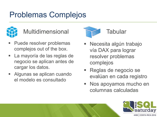 Analysis Services multidimensional vs tabular | PDF