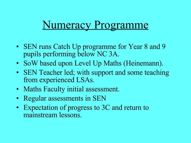 Effective SEN intervention | PPT | Special Education | Education