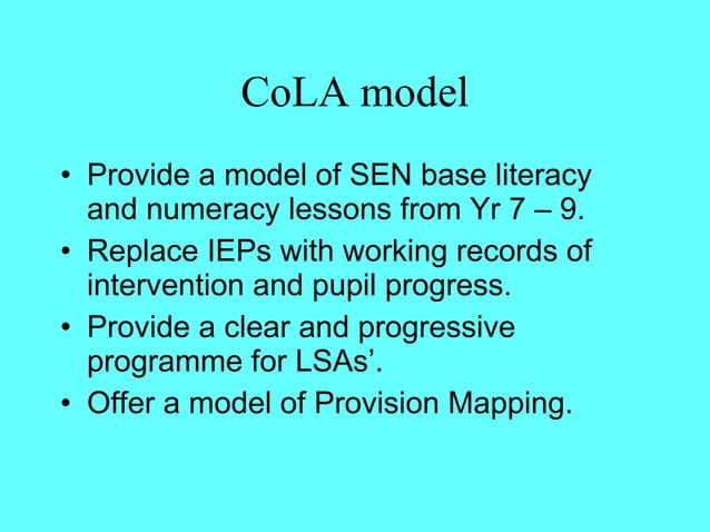 Effective SEN intervention | PPT | Special Education | Education