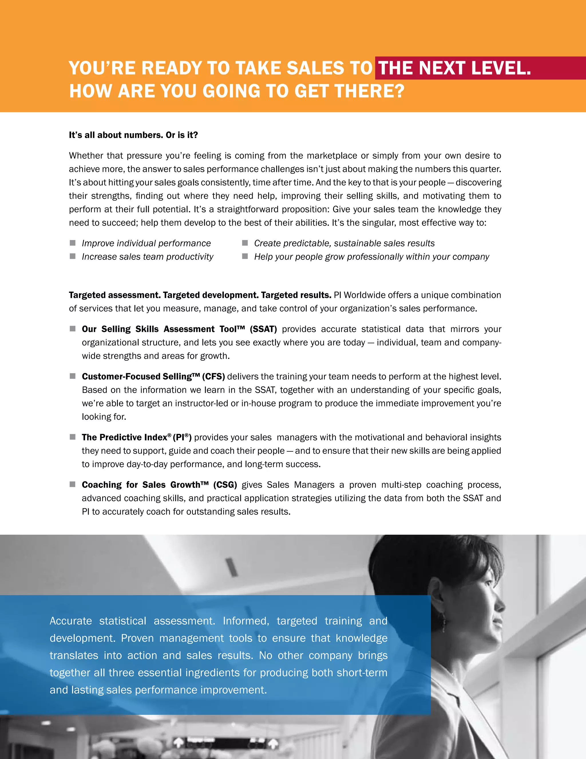 Customer-Focused Selling™ Brochure | PDF