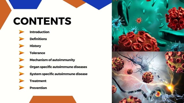 AUTOIMMUNE DISORDERS (ORGAN SPECIFIC & SYSTEM SPECIFIC) | PPTX