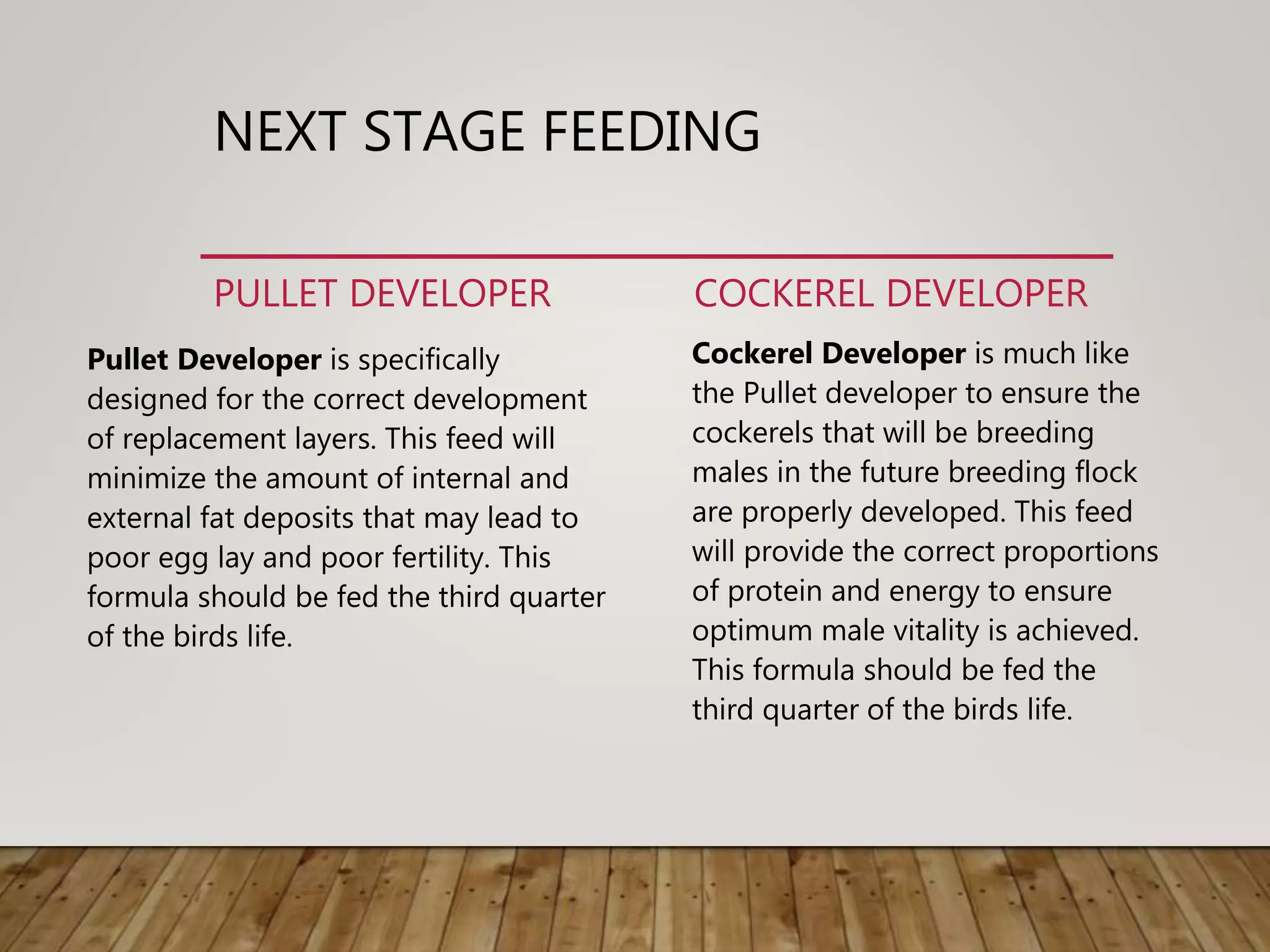 SSAWG Poultry Nutritional Needs | PPTX