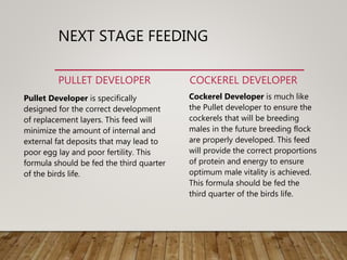 SSAWG Poultry Nutritional Needs | PPTX
