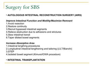 Short Bowel Syndrome (SBS), Short Gut Syndrome | PPT