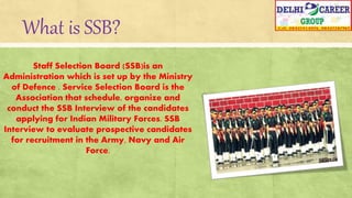 5 Days SSB Interview Procedure | PPTX