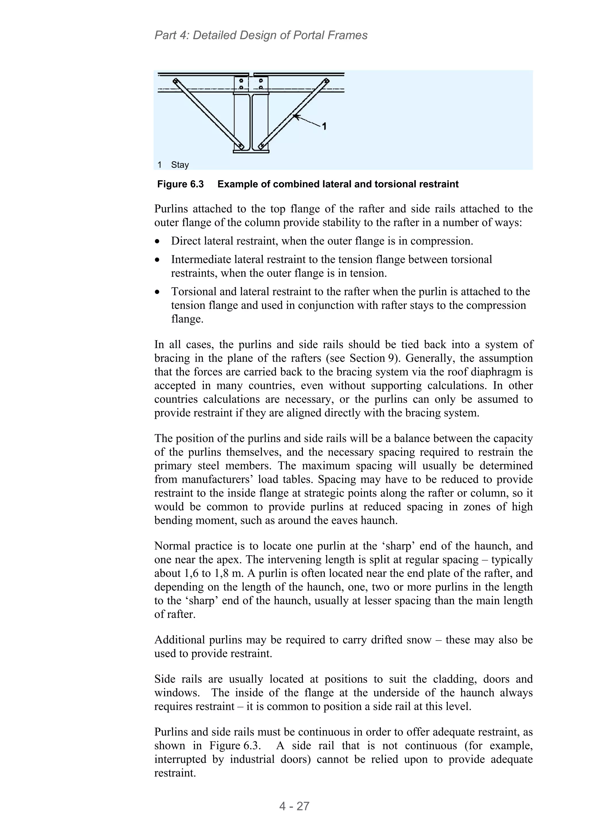 Ssb04 detailed design of portal frames | PDF