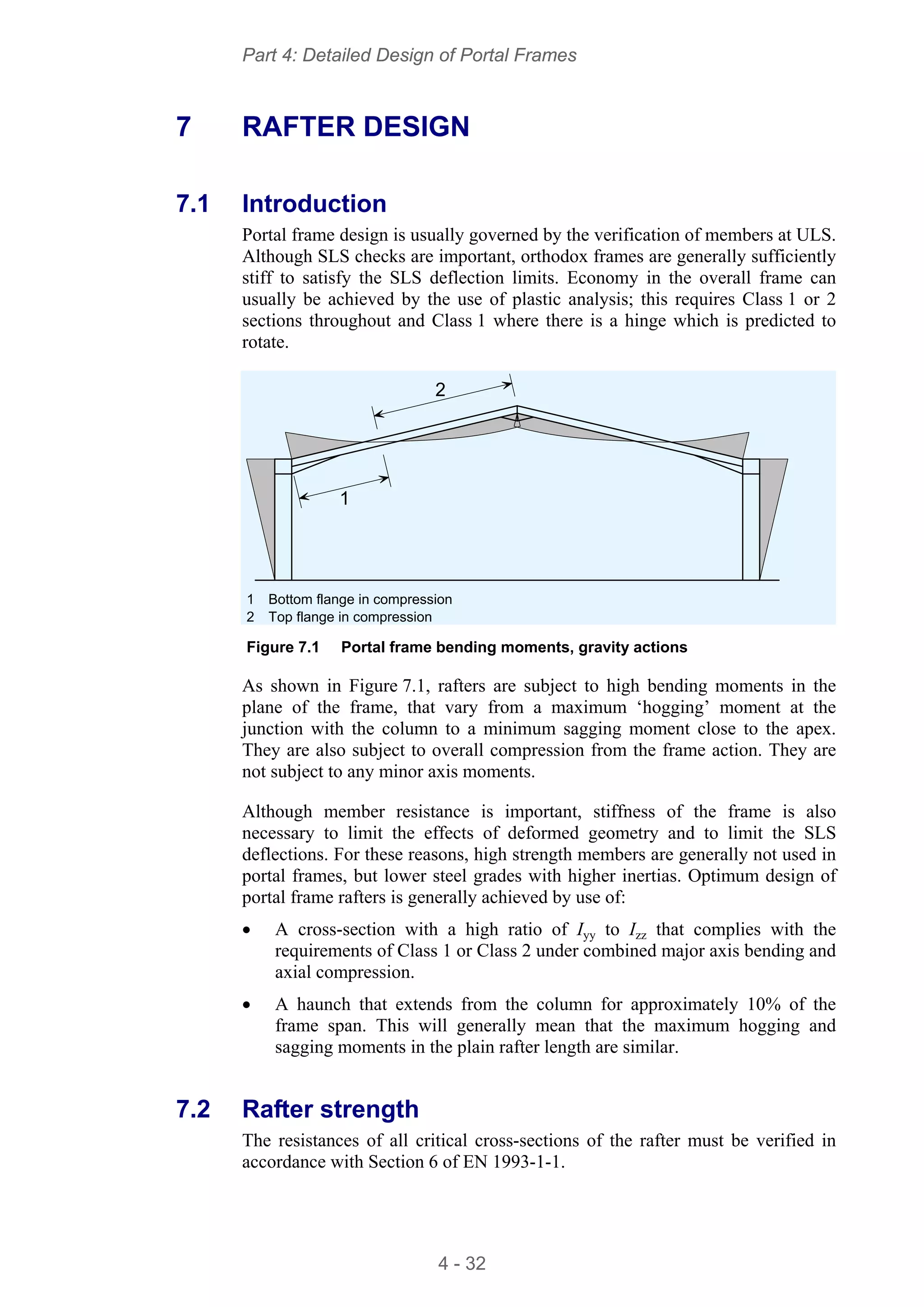 Ssb04 detailed design of portal frames | PDF
