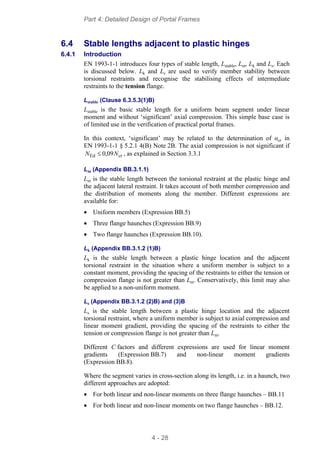 Ssb04 detailed design of portal frames | PDF