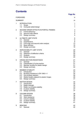 Ssb04 detailed design of portal frames | PDF