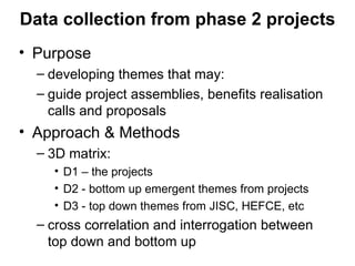 Synthesising JISC Institutional Innovation | PPT