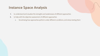 Instance Space Analysis for Search Based Software Engineering | PPT