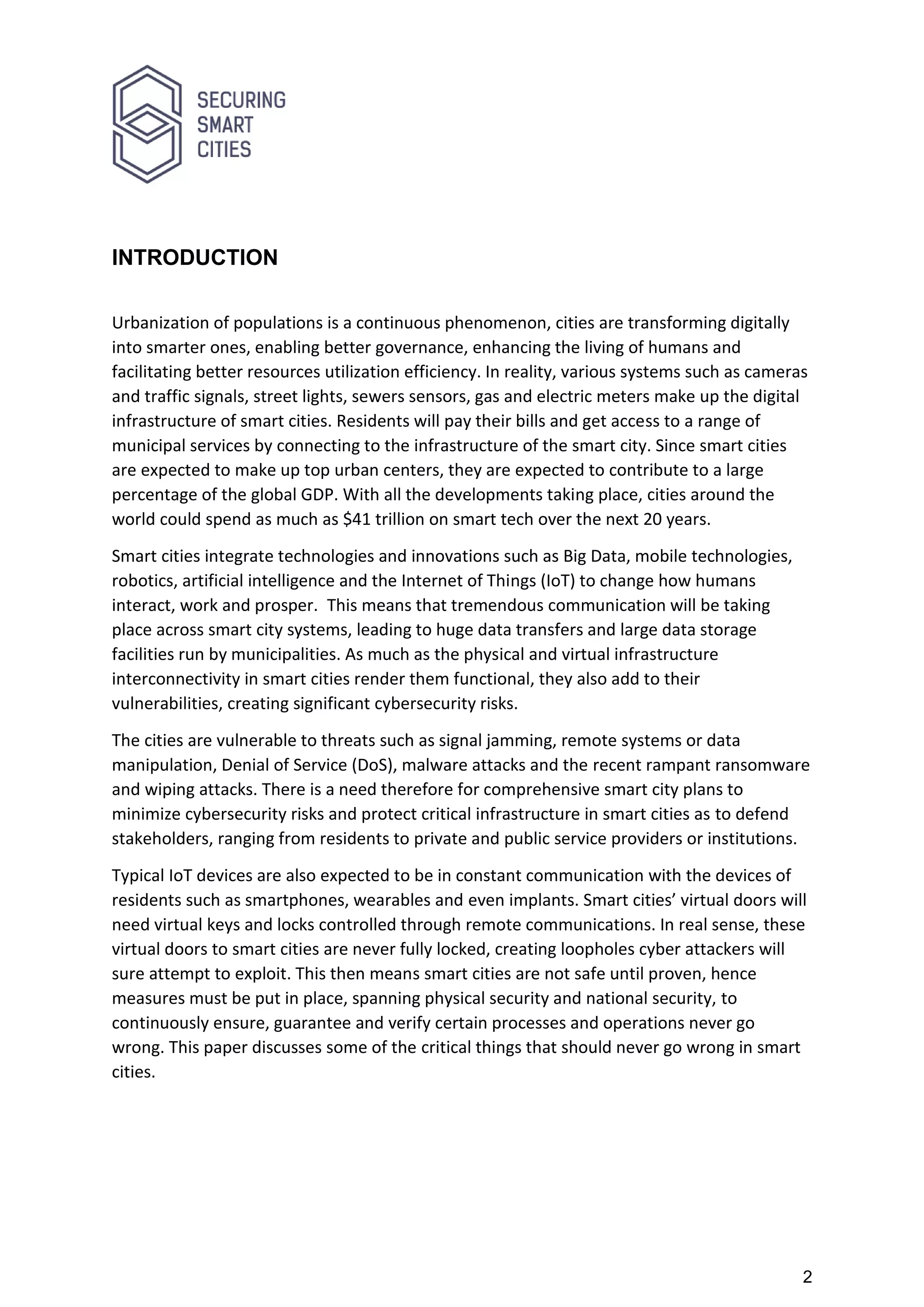 Securing Smart Cities | PDF