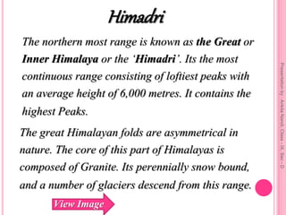 Physical Features of India - Class 9 | PPSX
