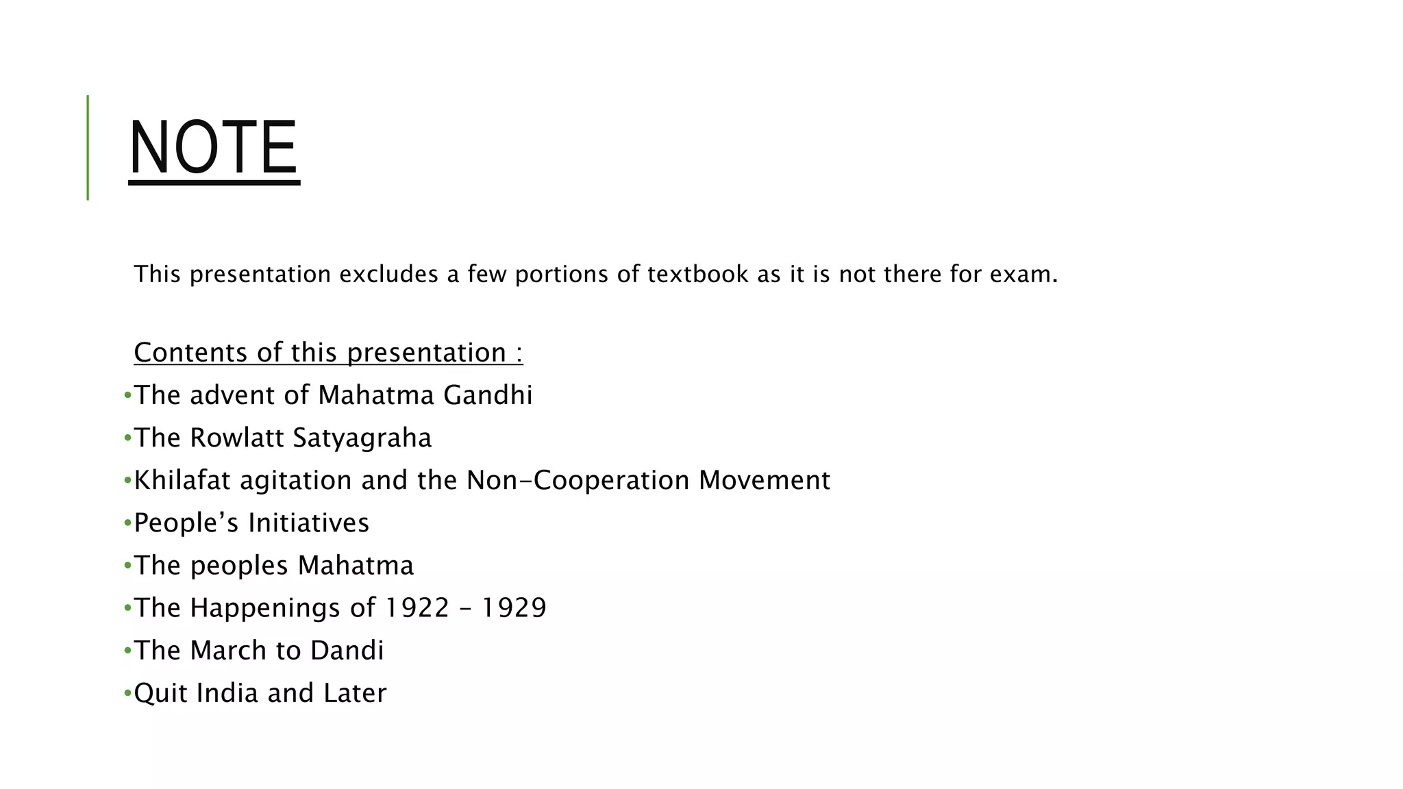 Social Science | Class 8 | The Making of the National Movement : 1870 - 1947 | PPTX